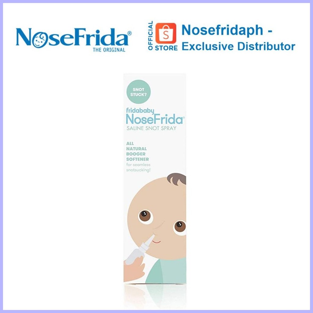 Nosefrida Saline Nasal Snot Spray - Natural Sea Salt Solution ( Nose ...