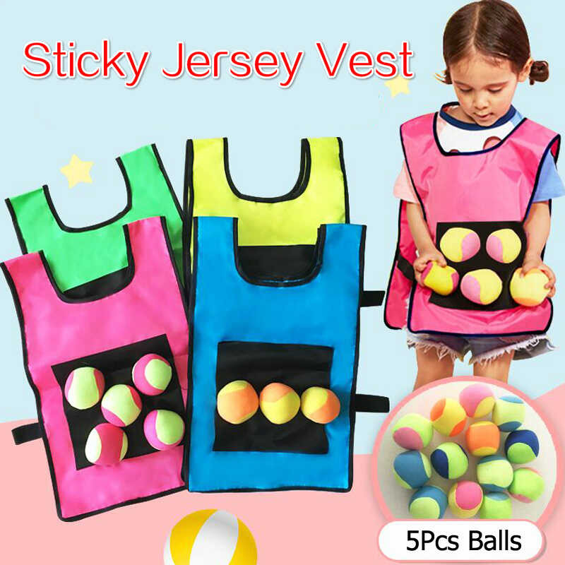 91F 848 Outdoor Sport Props Jersey Game Vest Waistcoat With Sticky Ball ...