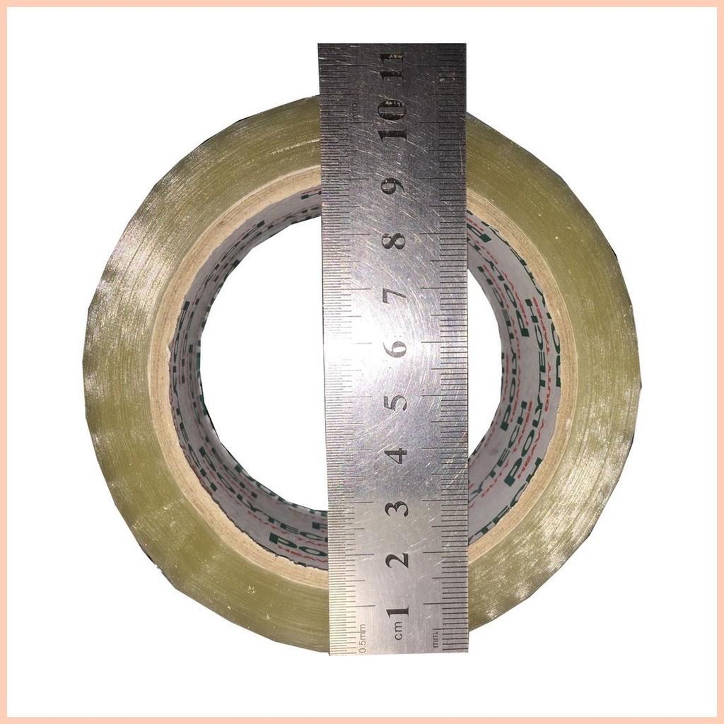 ۞ ﹊ 1roll Packing Tape Packaging Tape Clear 2" x 100 Meters Length ...