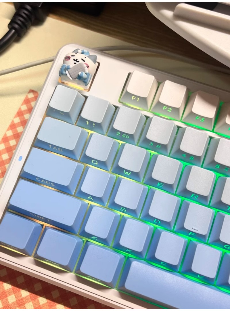 Chiikawa Keycap Cute Cartoon 3D Creative Cute MX Switch Mechanical ...