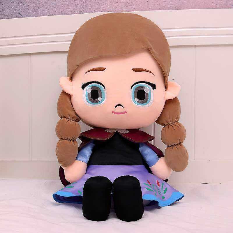 LY 30Cm 40Cm Plush Frozen Stuffed Toys Movie Princess Anna Elsa Cartoon ...