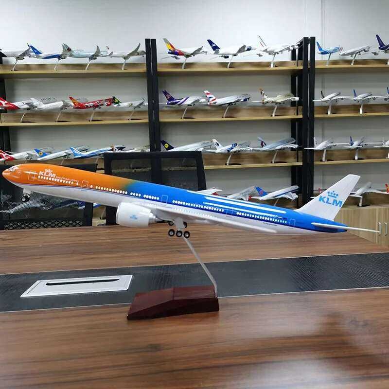 Tt Tt 2025 Ong 1/157 Scale Boeing B777/B747 Aircraft KLM Air Aires ...