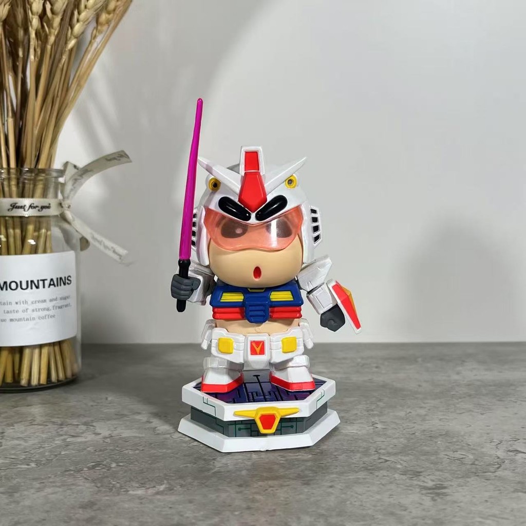 Crayon Xiaoxin cos Gundam Model Kit Desktop Decoration Creative Robot ...