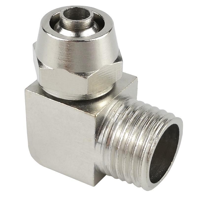 Fast twist joint right corner glass pipe PL8-02 pneumatic lock woman ...
