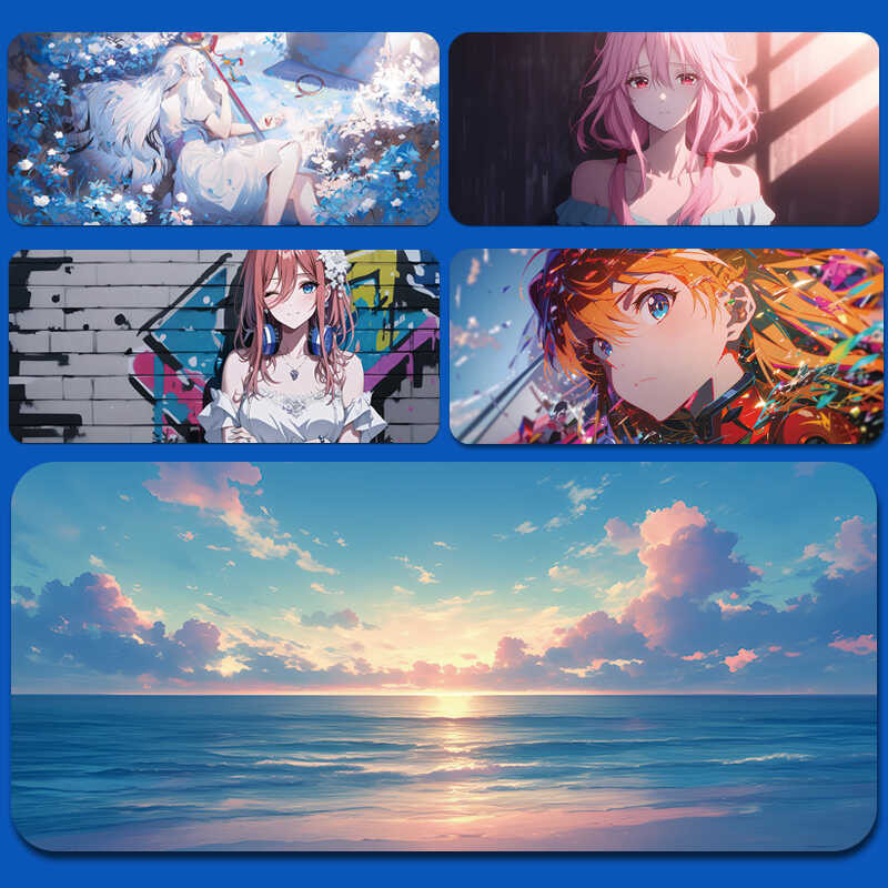Animation mouse pad super large anime video game keyboard pad office ...