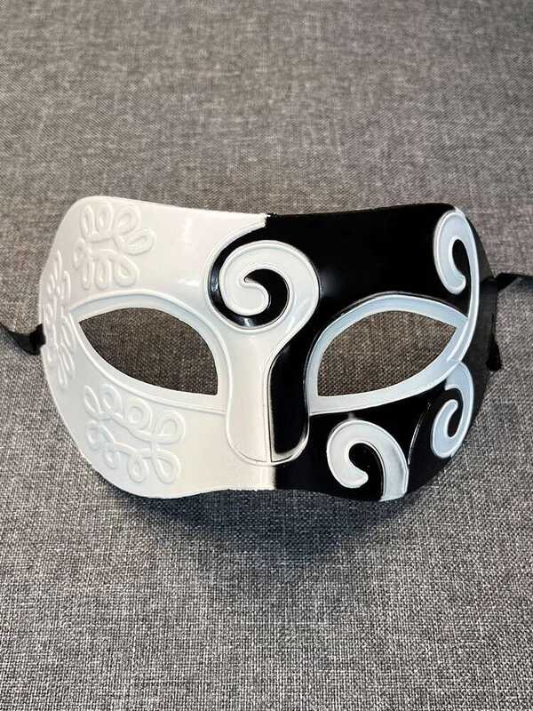 Makeup Ball Half Face Prince Gentleman Mask Photography COS Stage ...