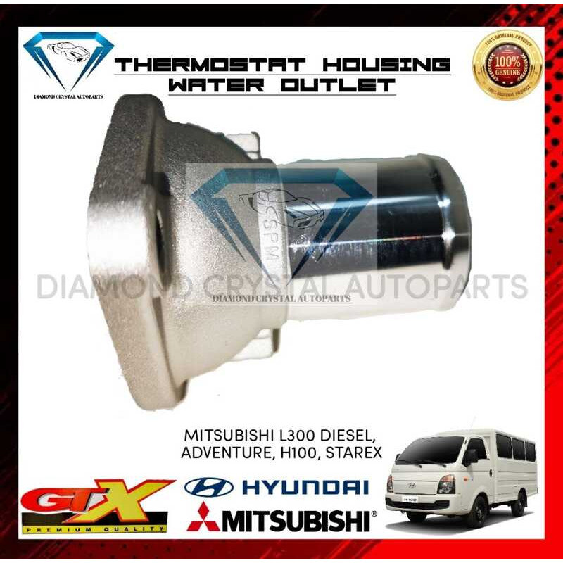 HOUSING THERMOSTAT WATER OUTLET MITSUBISHI L300 Diesel, Adventure ...