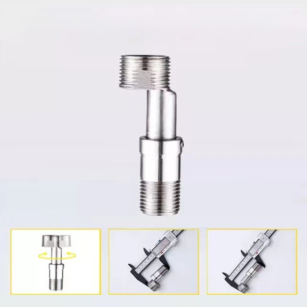 Fast ship ️360Degree Adjustable Faucet Angled Curved Foot Eccentric ...