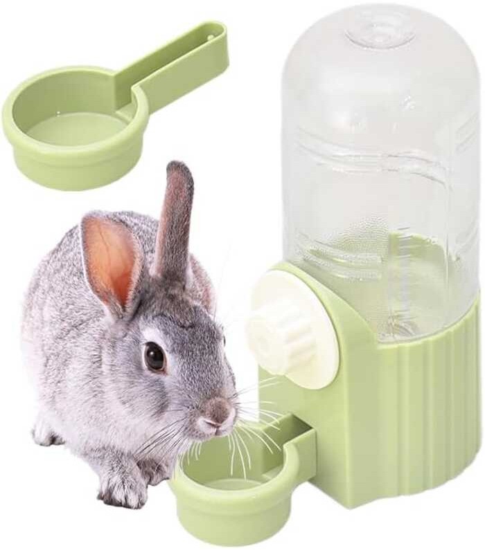 Rabbit Bottle, 700ml\/23oz Hanging Water Dispenser Feeder Cage Crate ...
