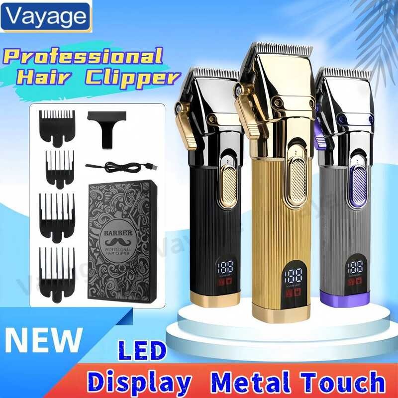 Clipper Cordless Hair Profession Barber Rechargeable Razor Electric ...