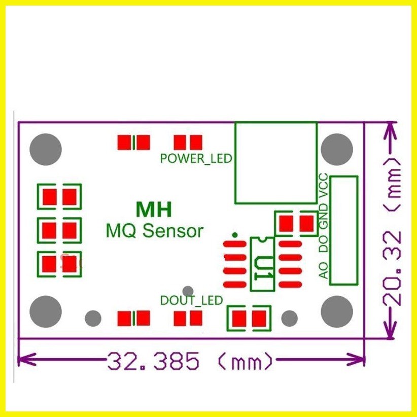 MQ-2 MQ-3 MQ-4 MQ-5 MQ-6 MQ-7 MQ-8 MQ-9 MQ-135 Detection Smoke methane ...