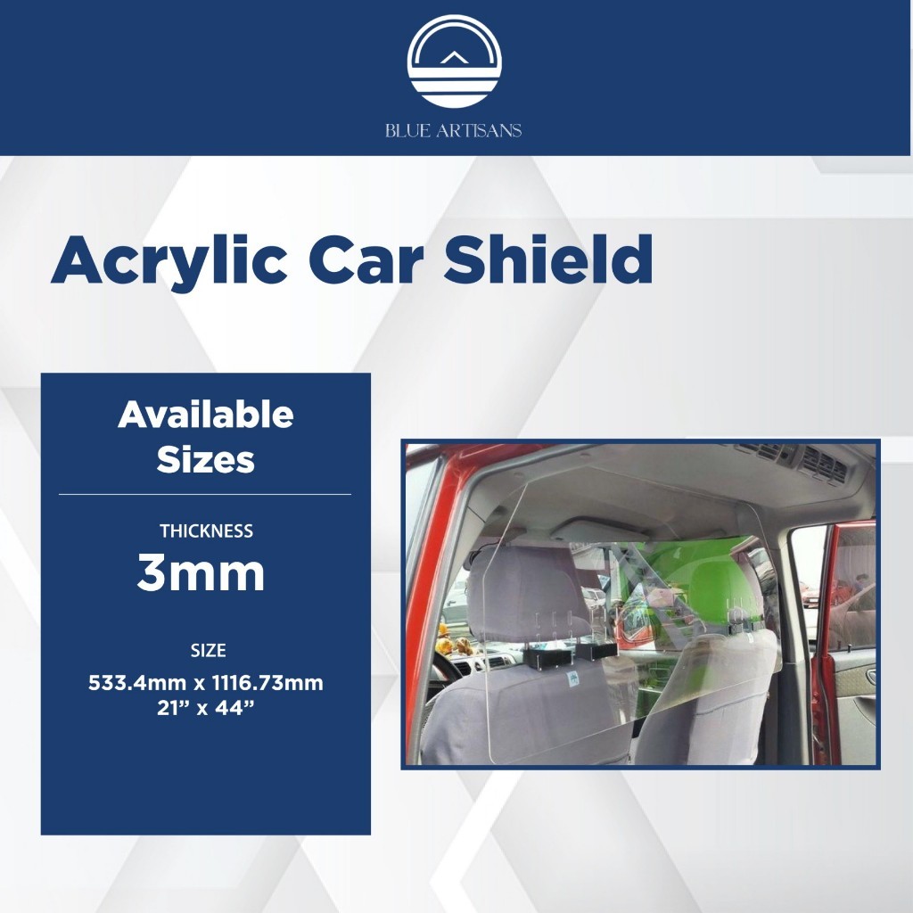 in stock Heavy Duty Acrylic Car Shield ( Universal Size ) | Shopee ...