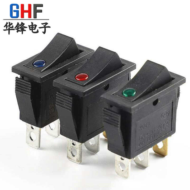 Ship type switch kcd3 cat eye with light, 3-pin 2-gear LED16A250V high ...