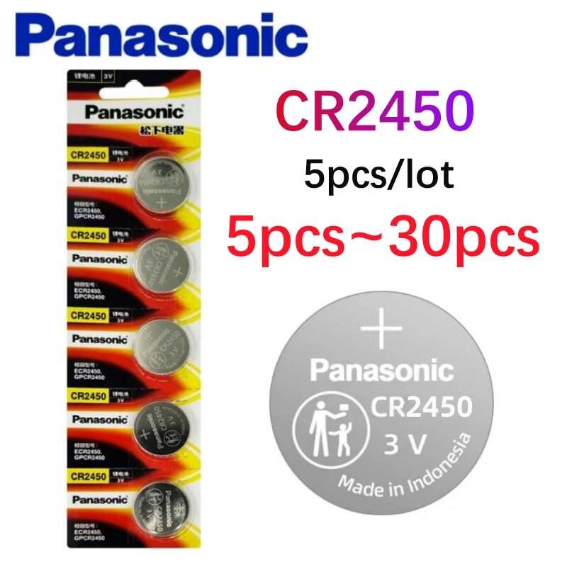 5-30Pcs Original Cr2450 Watch Buttom Battery 5029Lc Ecr2450 Br2450 CR ...