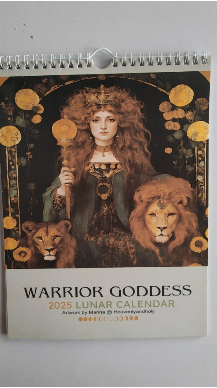 2025Warrior Goddess Moon Calendar Warrior Goddess Moon Phase Calendar ...