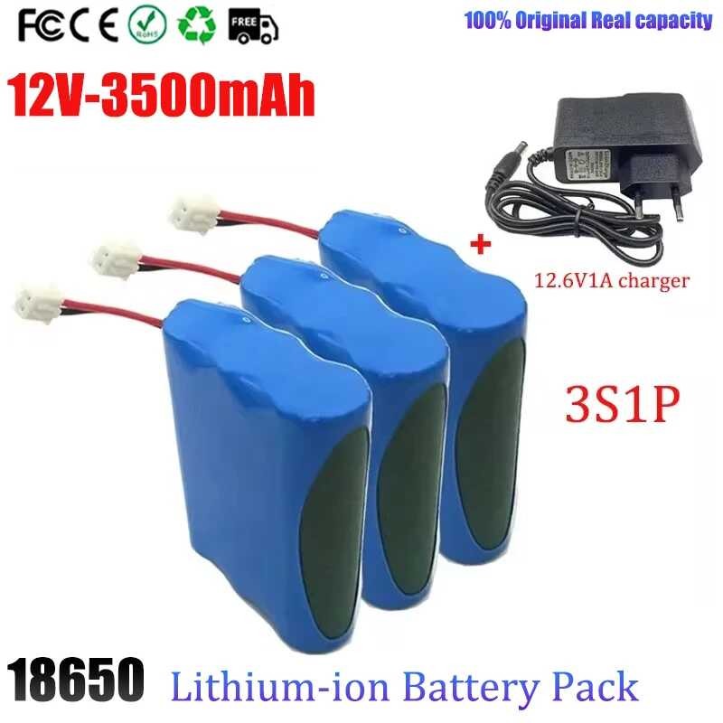 C1 3S1p 4 Bagong 12V Rechargeable Lithium Battery Pack 3500Mah 12.6V 11 ...