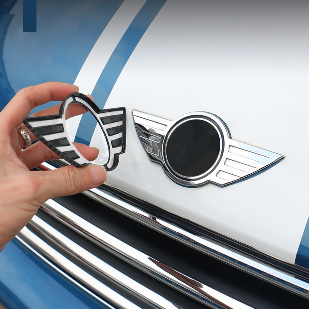 in stock Carbon Fiber Car Logo Front Hood Badge Rear Trunk Emblems ...