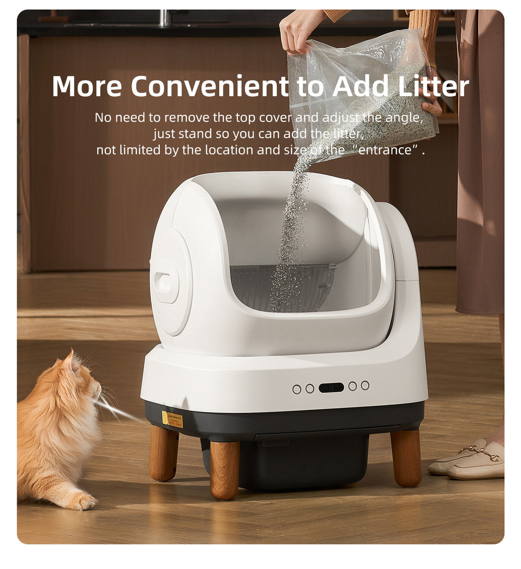 Petree Open Smart fully automatic cat litter box open intelligent ...