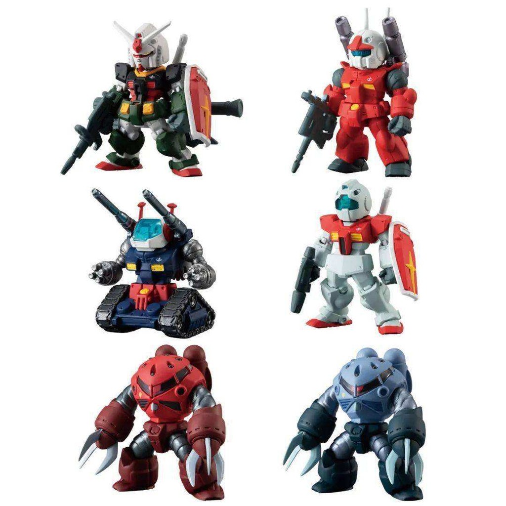 Spot Bandai Food Play Box Egg Gundam FW CONVERGE OPERATION JABURO ...