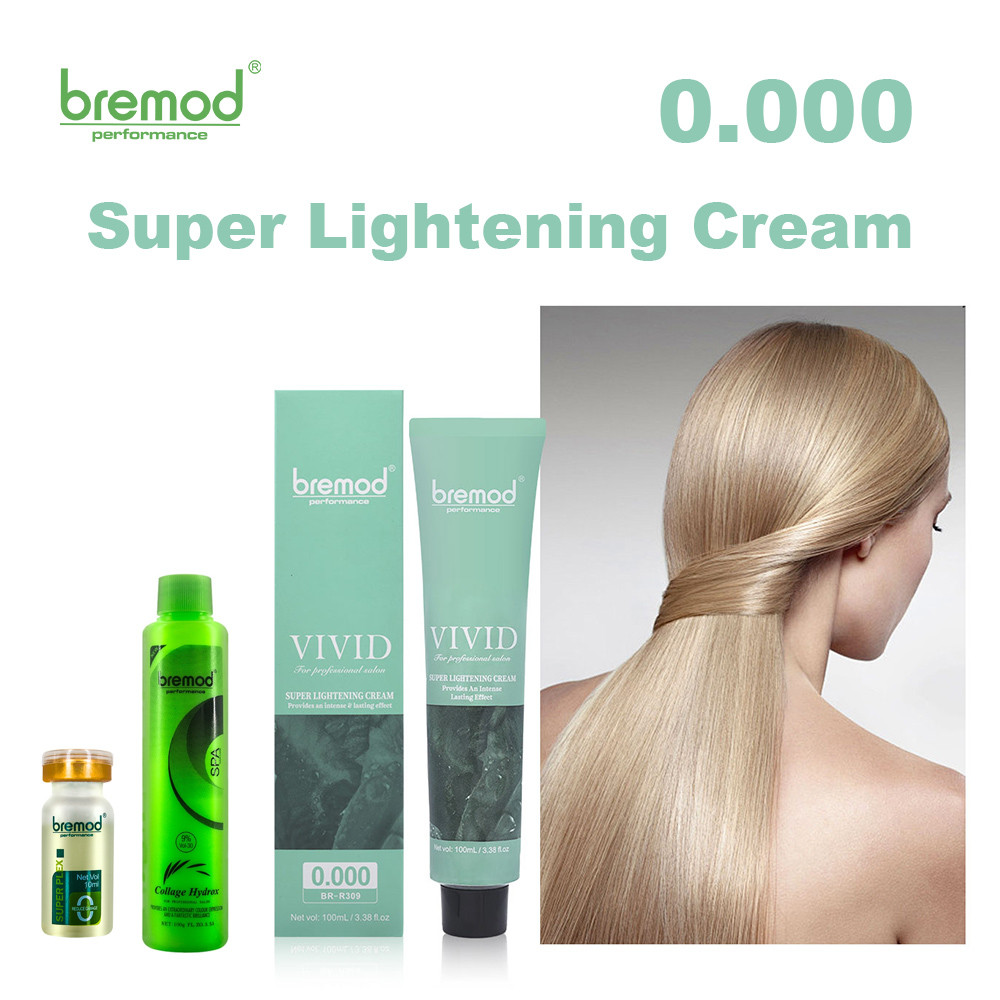Bremod Hair Color Super Lightening Cream Gentle Fading Reduce Hair ...