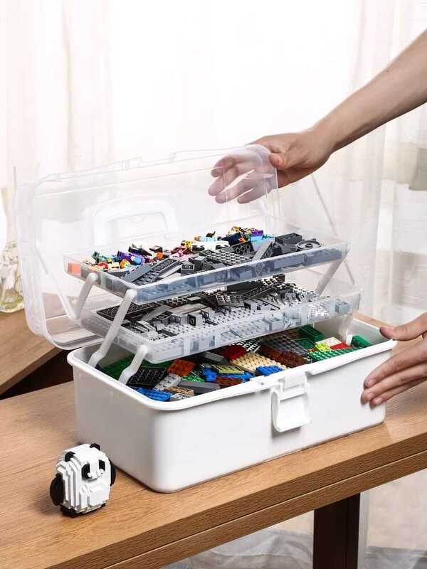 Lego storage multi-layer children's toy building block sorting small ...