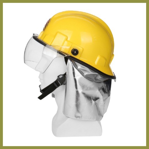 Fire Proof Fireman's Safety Helmet With Goggle Amice Electric Shock ...