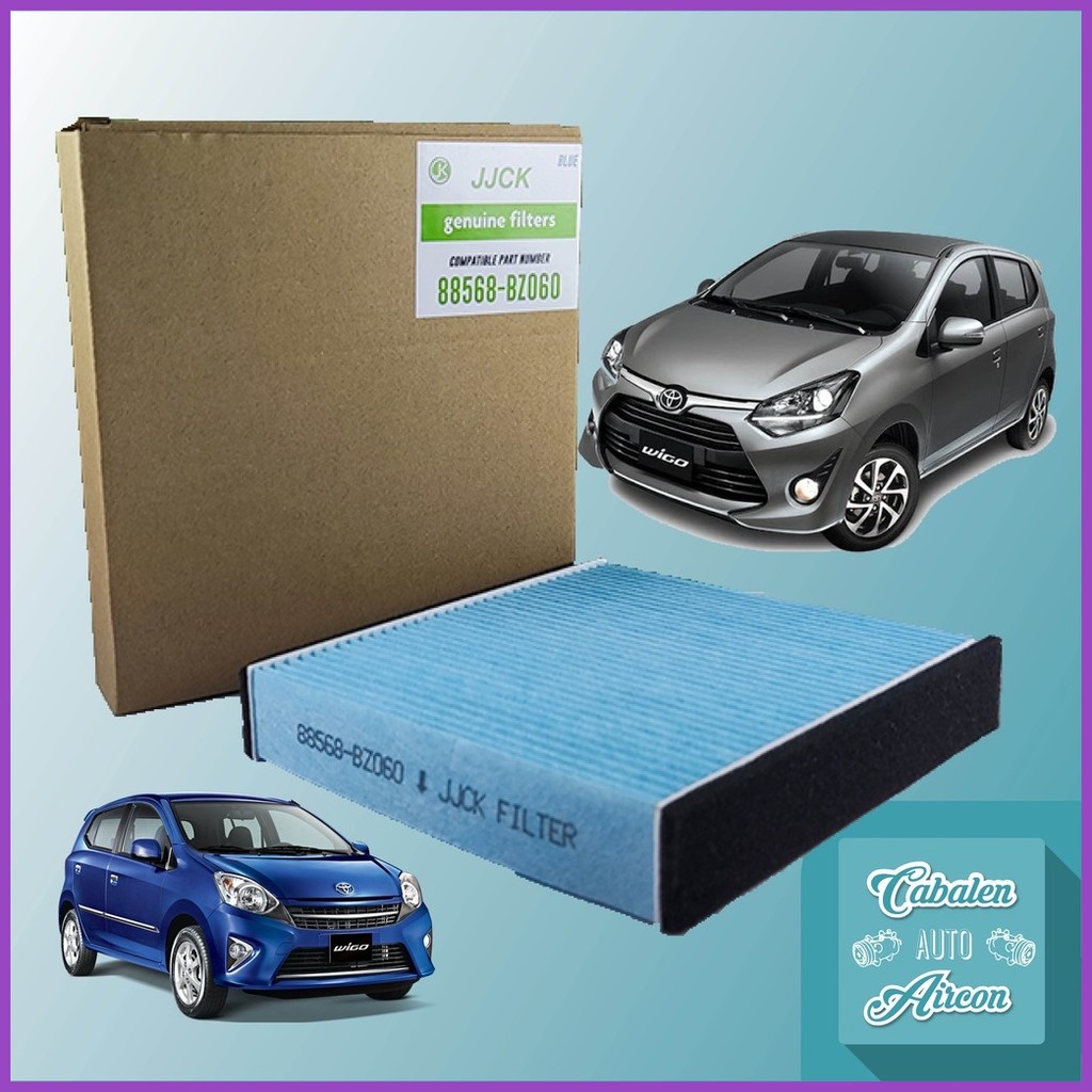 Cabin Aircon filter for Toyota Wigo (JJCK BLUE HEPA) | Shopee Philippines