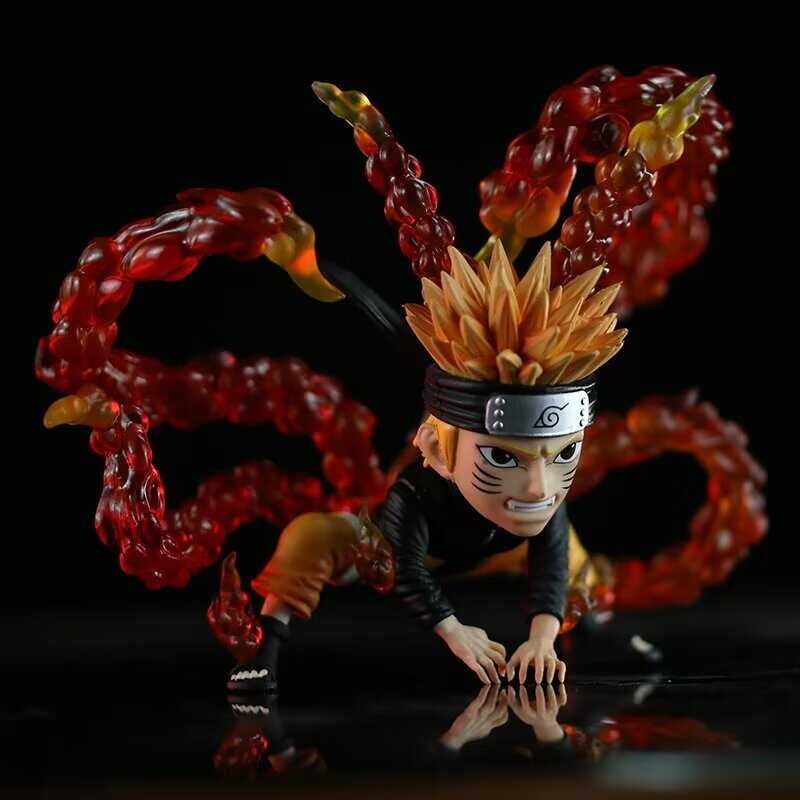 F Hokage Battle Pose Q Edition Tailed Beast Naruto Four Tailed Rampage ...