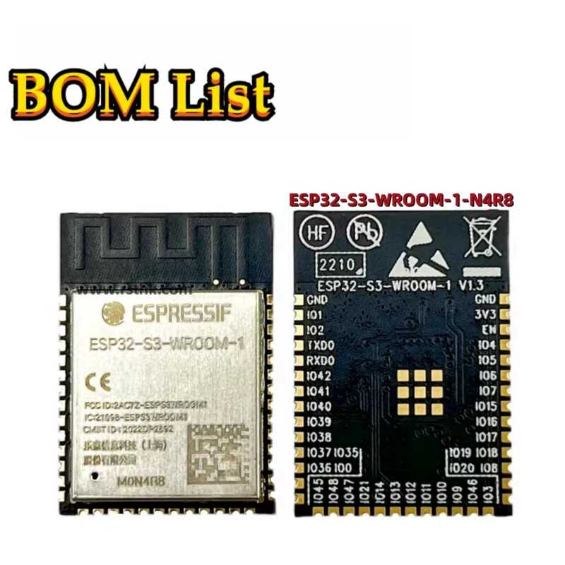 ESP32-S3-WROOM-1-N4 ESP32-S3-WROOM-1-N4R2 ESP32-S3-WROOM-1-N4R8 ESP32-S3-WROOM-1 4MB ESP32-S3 2 ...