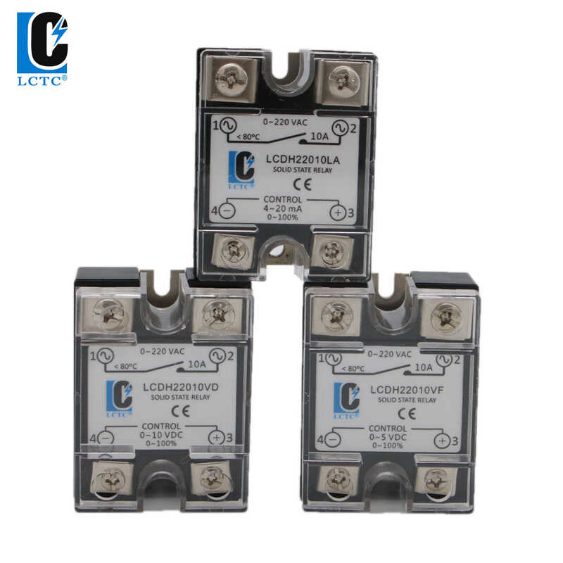 Phase Single Solid State Voltage Regulator Relay 0-5V 0-10V 4-20Ma Ssr ...