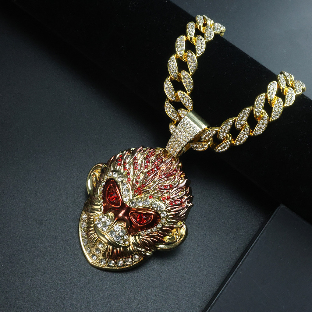 New Black Myth Goku Diamond Pendant Beat the Buddha Monkey King Cuban ...