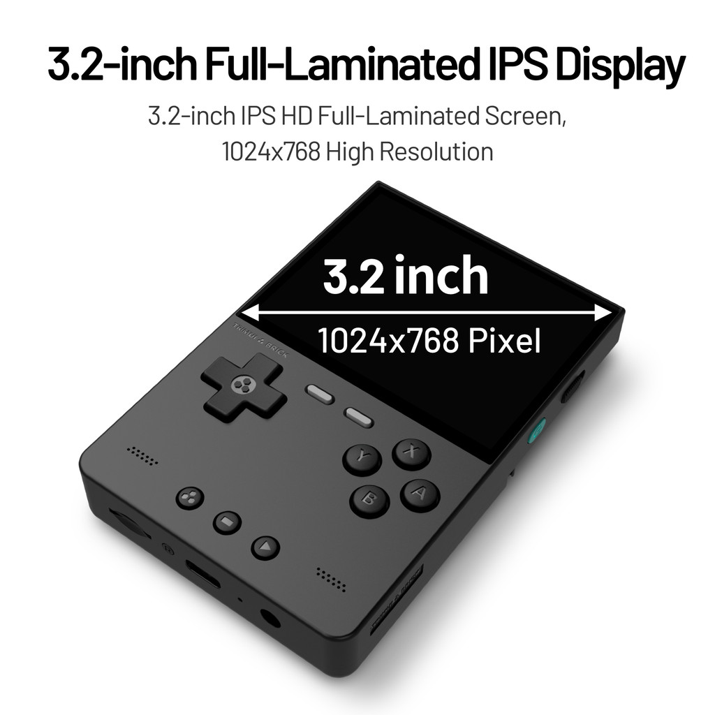 TRIMUI BRICK Handheld Game Console 3.2'' IPS Screen Linux System Trimui ...