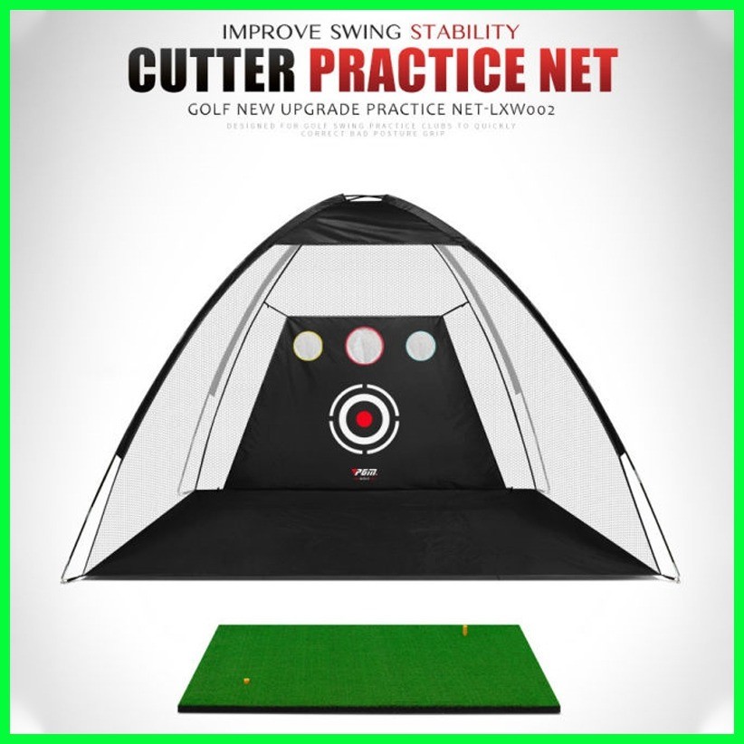 1M/2M/3M Indoor Outdoor Golf Tent Practice Hitting Net Portable ...
