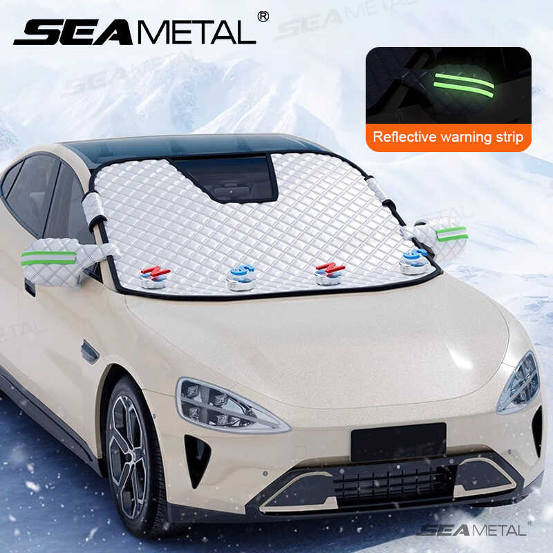 SEAMETAL 1 Magnetic Windshield Shield Snowproof Winter Snow Four ...