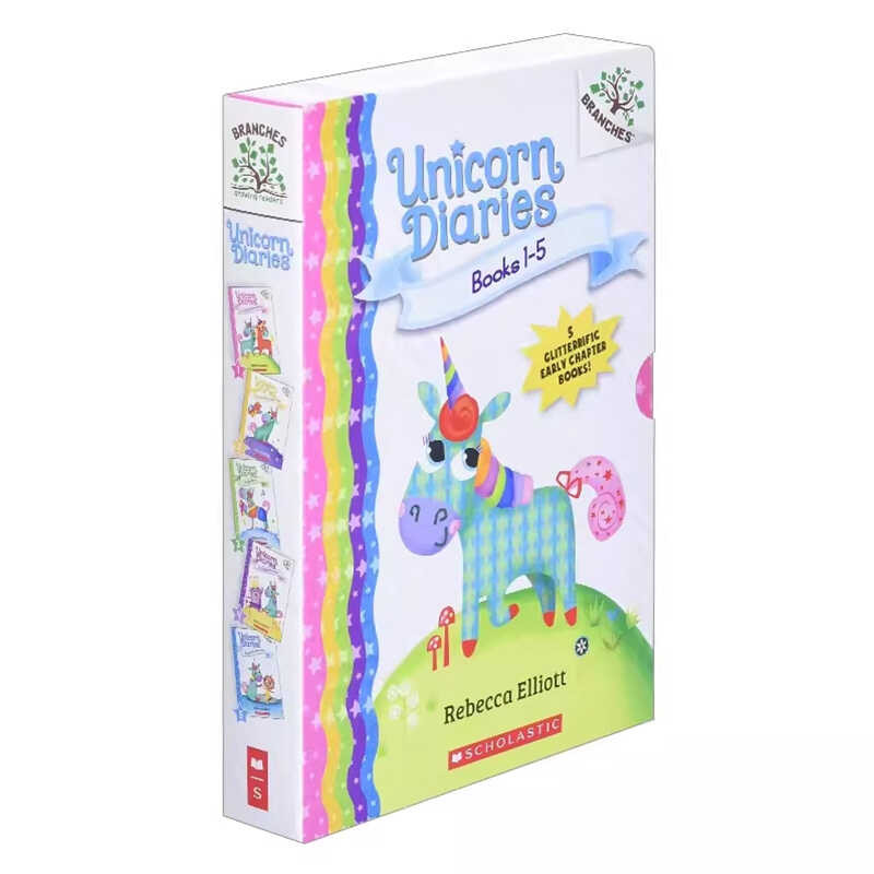 Classic Diary Bridge Book: Unicorn Diaries 5-Volume Box Set, Full Color ...