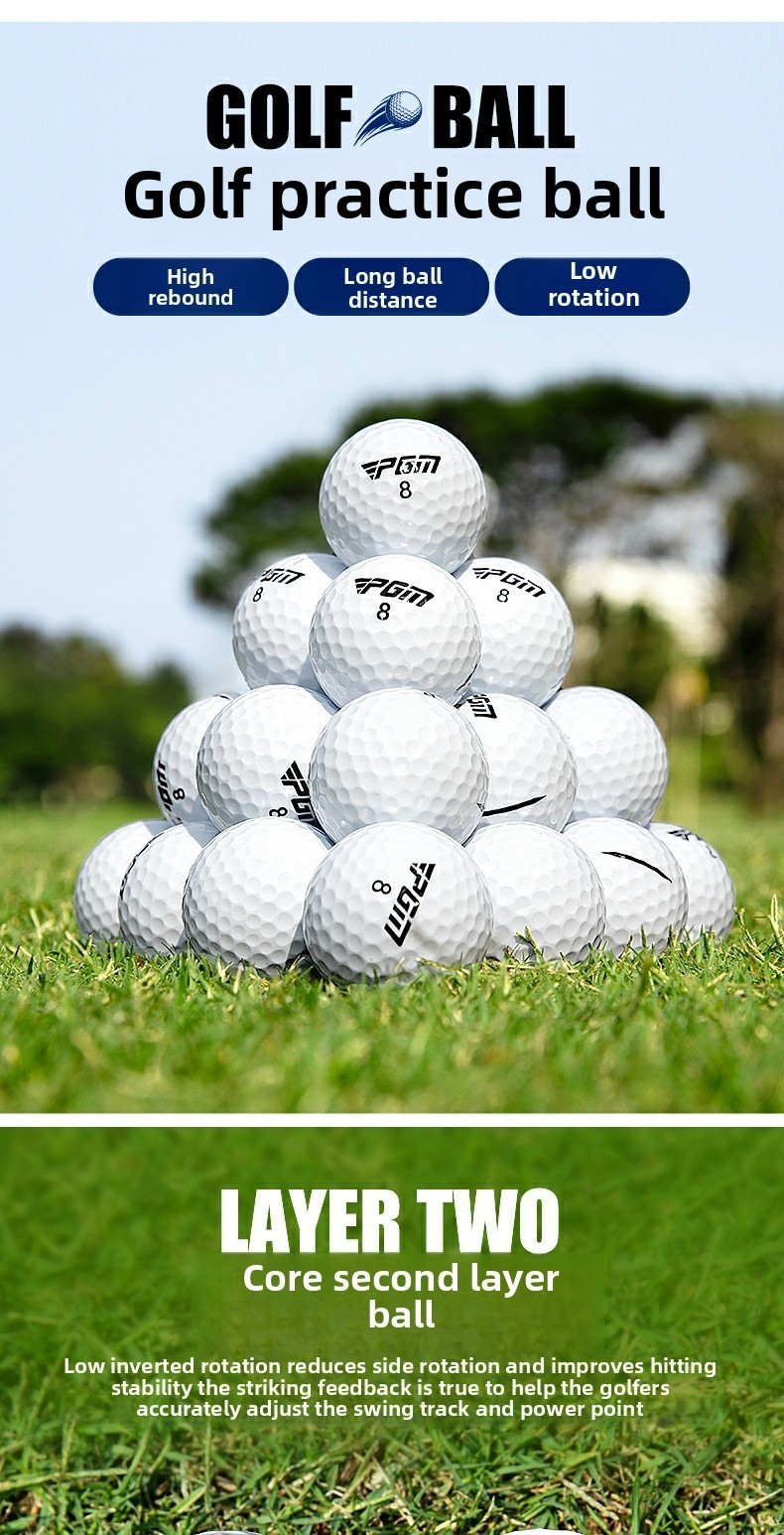 PGM Q031 Golf Practice Range Special Ball Double layer Ball with Aiming ...