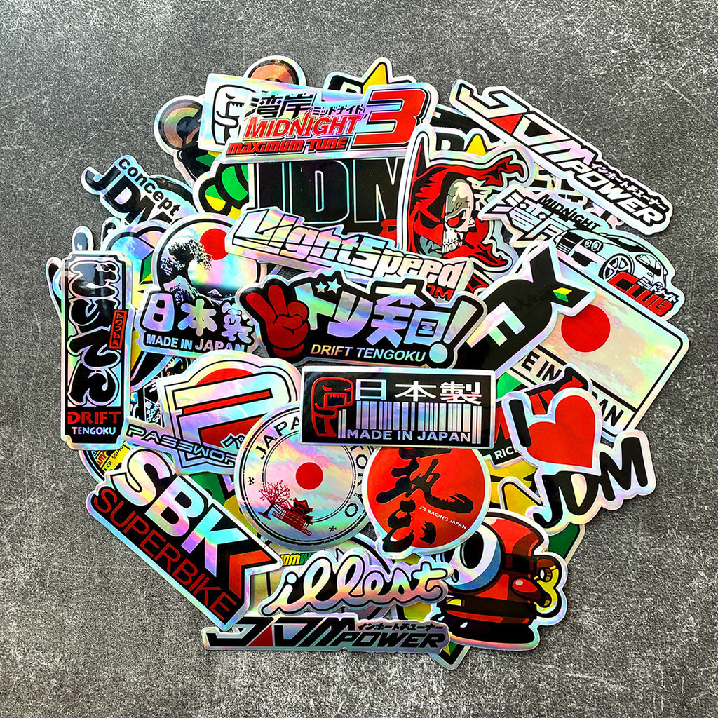 40PCS Mixed JDM Motorcycle Car Stickers Styling Decal | Shopee Philippines