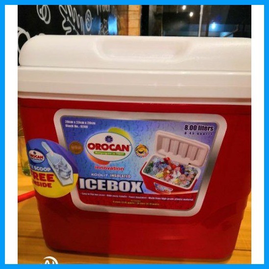 ☎ OROCAN ice box cooler box 8L with FREE scoop (RANDOM COLOR only ...
