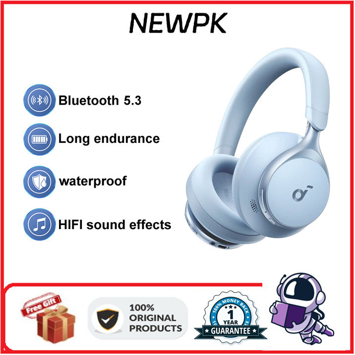 Anker Soundcore Space One Headworn wireless noise cancelling Bluetooth ...