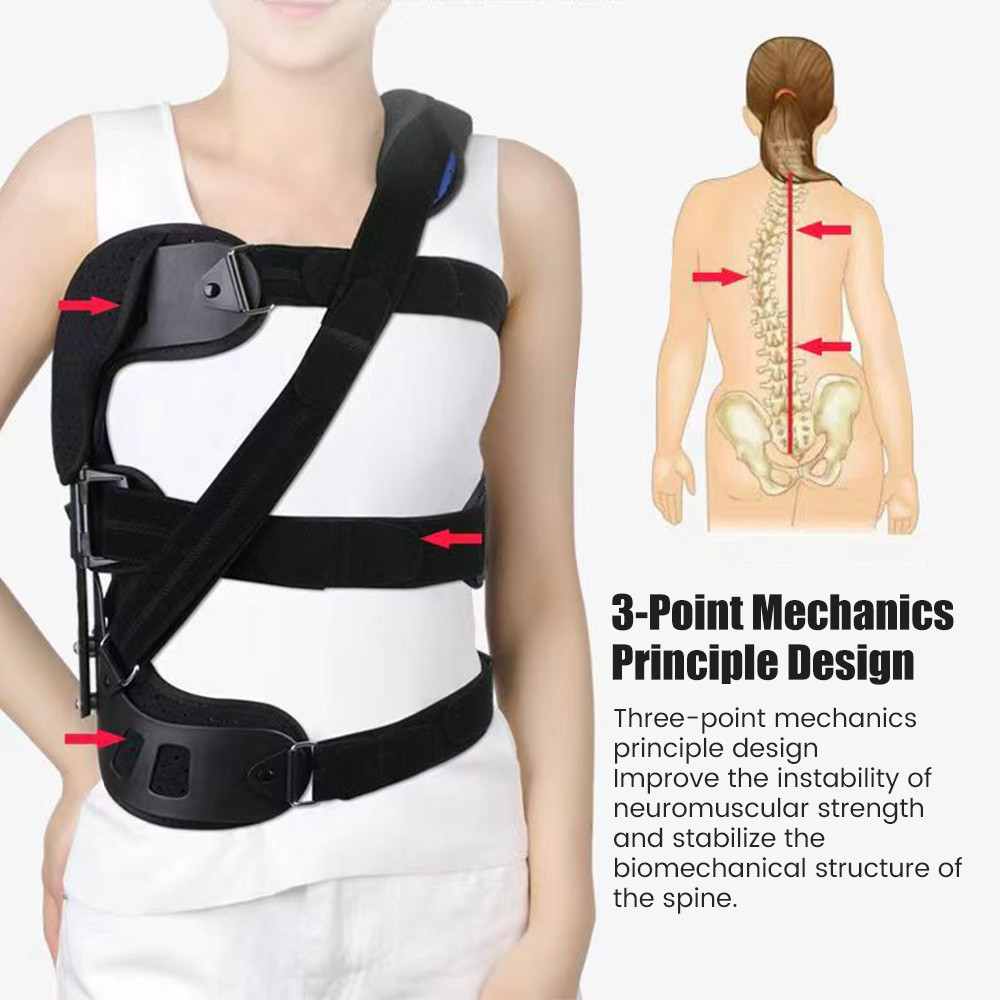 Salorie Adults Kids Adjustable Scoliosis Corrector Spine Support ...