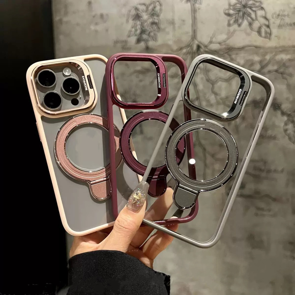 Metal Stand Case For iPhone 16 Pro Max 15 12 13 14 16 Plus 11 Pro Max ...