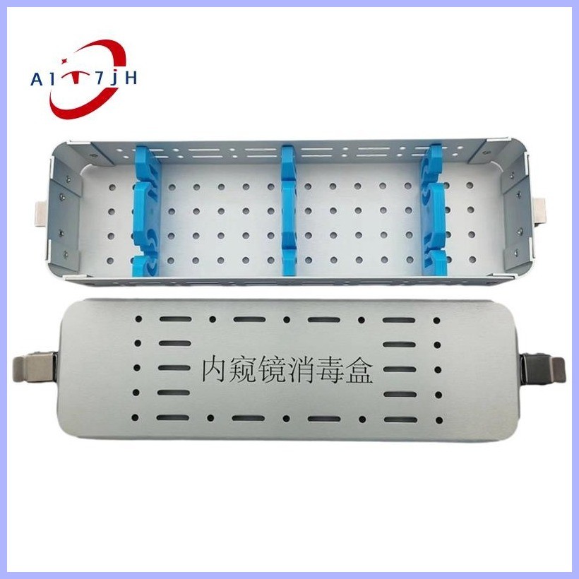 ENT Rigid Endoscope Aluminium Sterilizations Container Medical ...