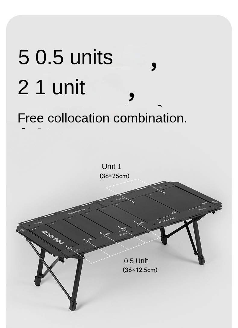 Blackdog MOVES Modular IGT Tactical Table Black Integrated Grill Table ...