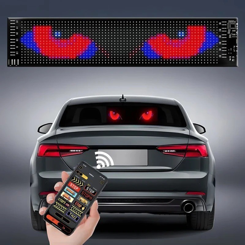 LED Matrix Panel Rolling advertising LED signage 2PCS The Devil's Eye ...