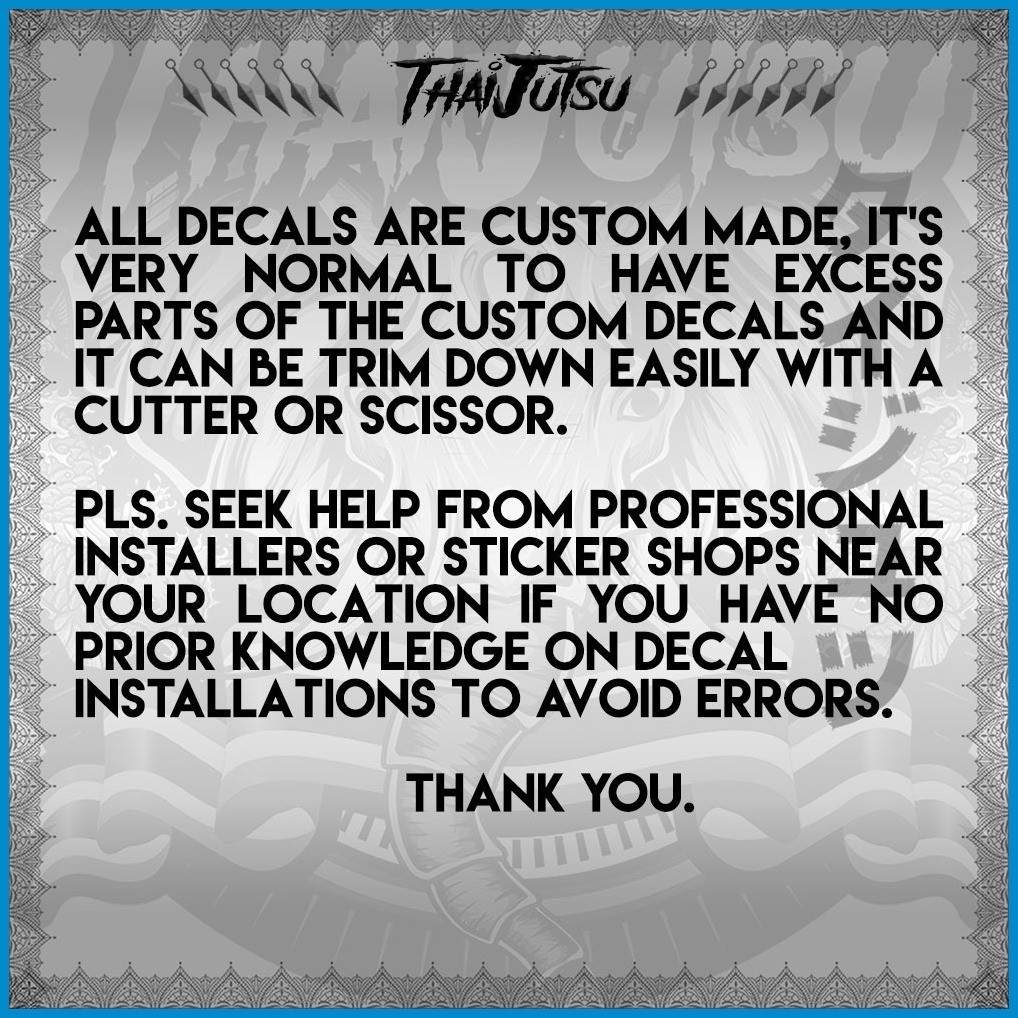 Heavy Duty MIO I 125 M3 DECALS ( FOR WHITE TRIBAL LIGHT SOLARIZ ...