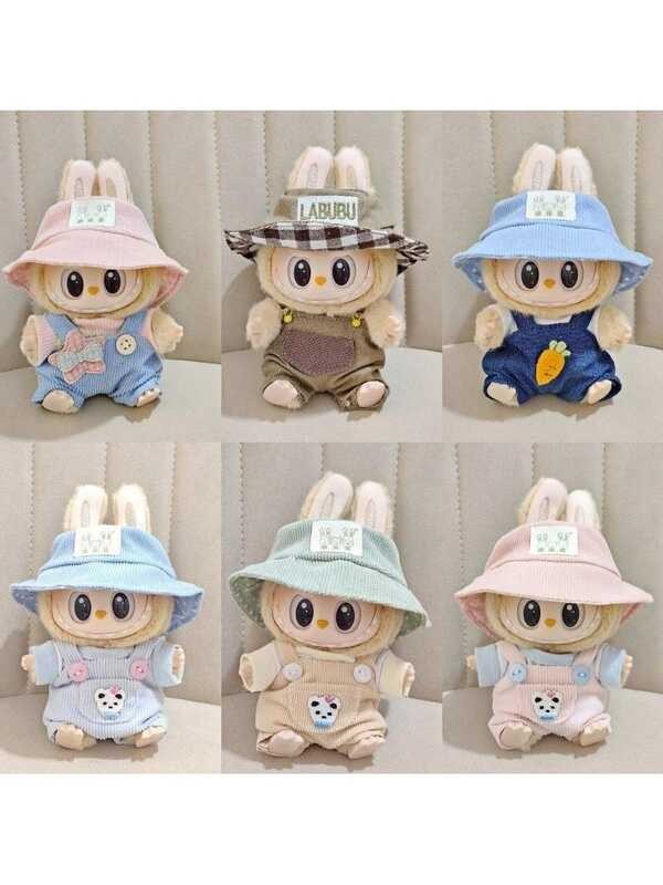 Second generation blind box Labubu baby clothes, vinyl face doll ...