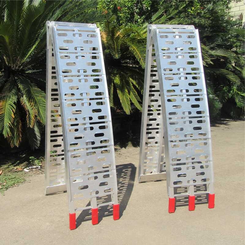 Motorcycle ramp board, springboard, aluminum ladder, motorcycle folding ...