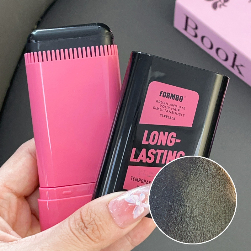 2-In-1 Hair Color Stick Comb - Black Brown Disposable Hair Stick ...