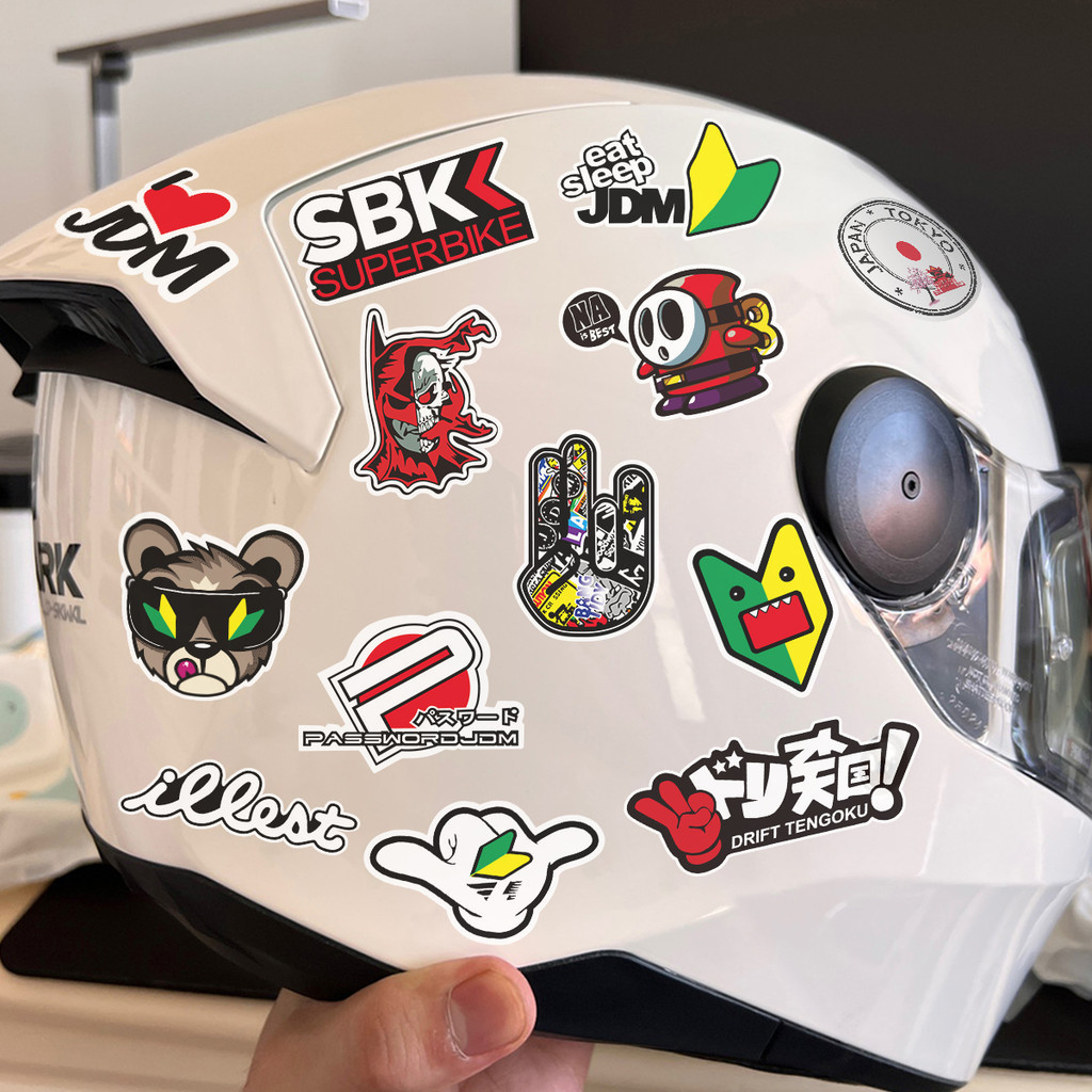 40PCS Mixed JDM Motorcycle Car Stickers Styling Decal | Shopee Philippines