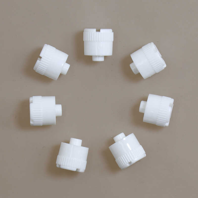 Luer 589 Lock Plug Adapter PP Plastic Air Vae Pipe Dispensing Glue ...